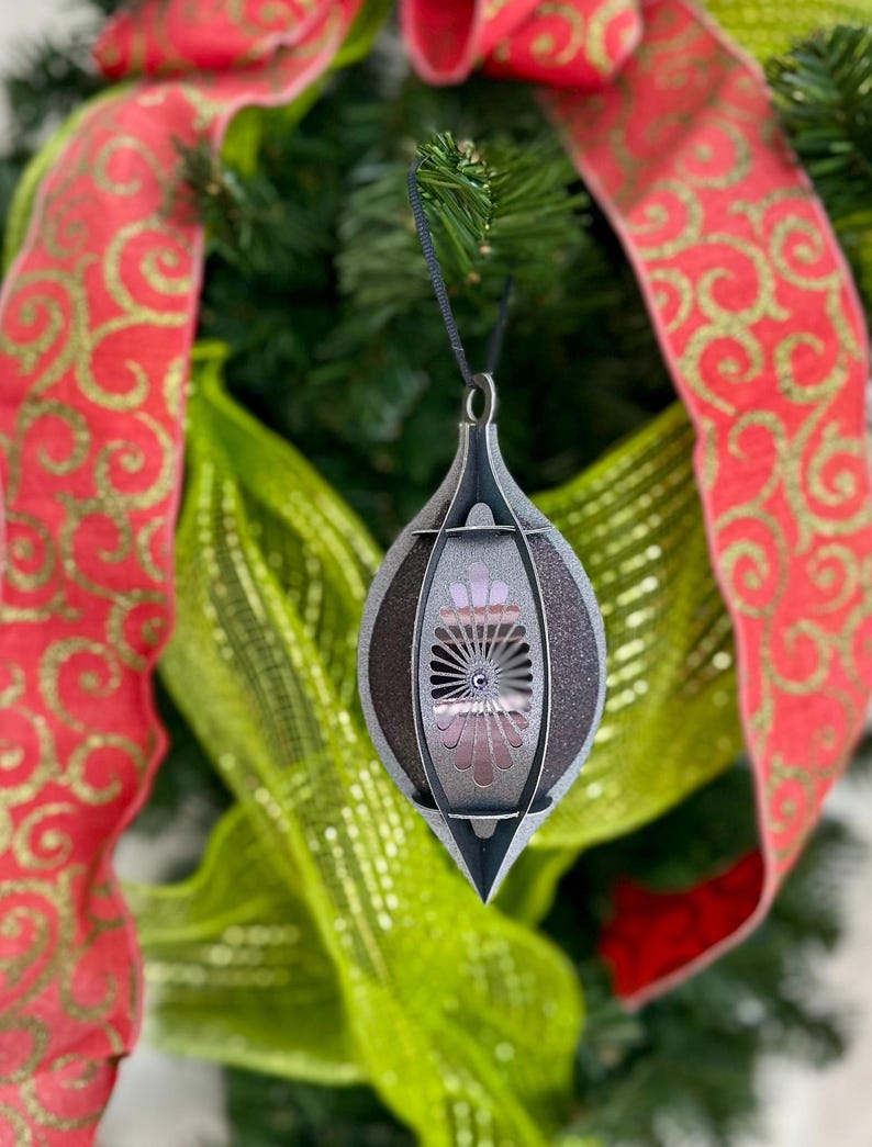 Violet Vortex (limited Edition) Paper Ornaments With Rhinestone - Etsy