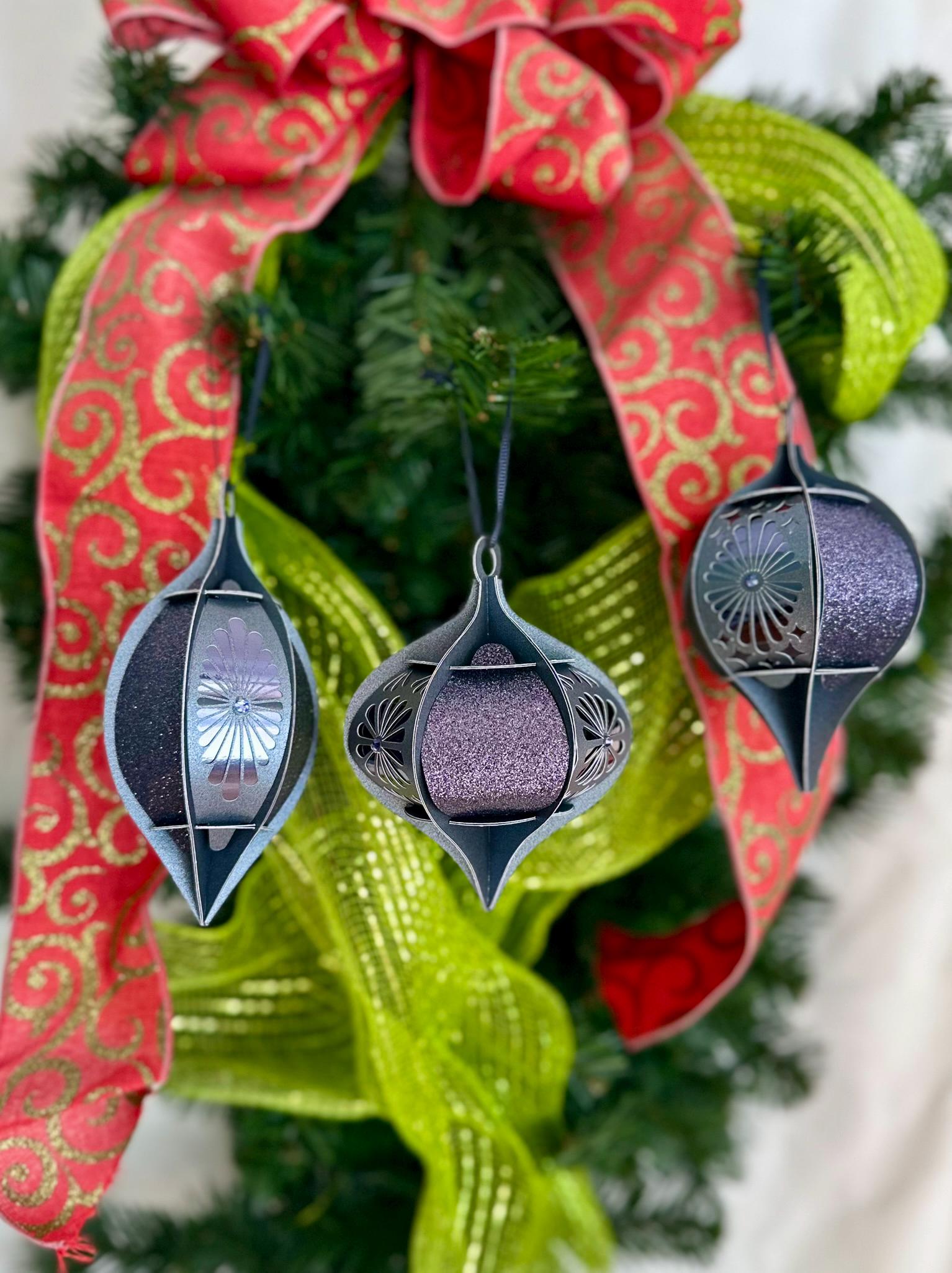 Violet Vortex (limited Edition) Paper Ornaments With Rhinestone - Etsy