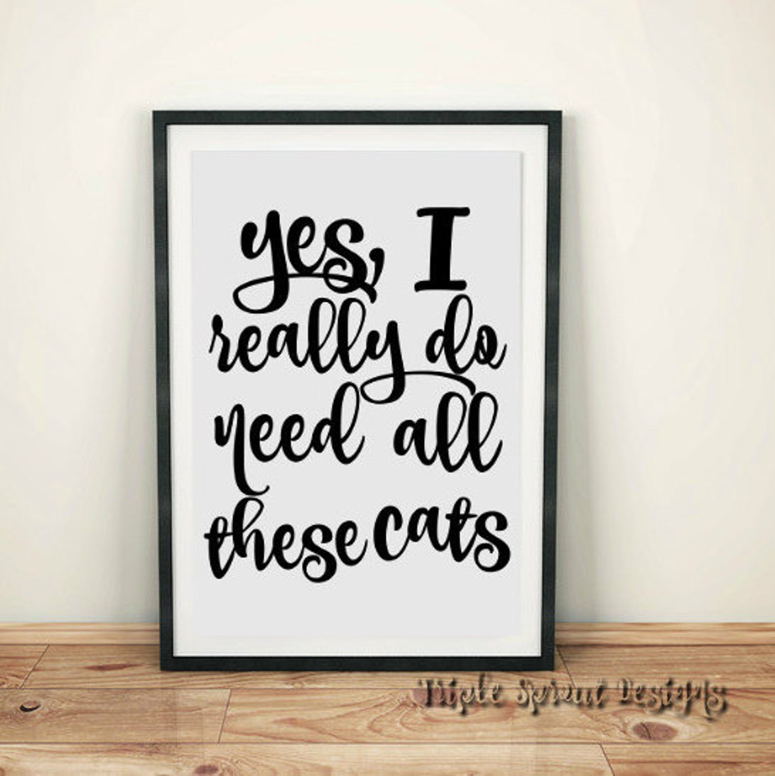 Funny Cat Decor Funny Cat Wall Art Cat Sign Cat Wall Art | Etsy