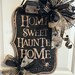 Halloween Haunted House Door Sign for Front Door Spooky Home - Etsy