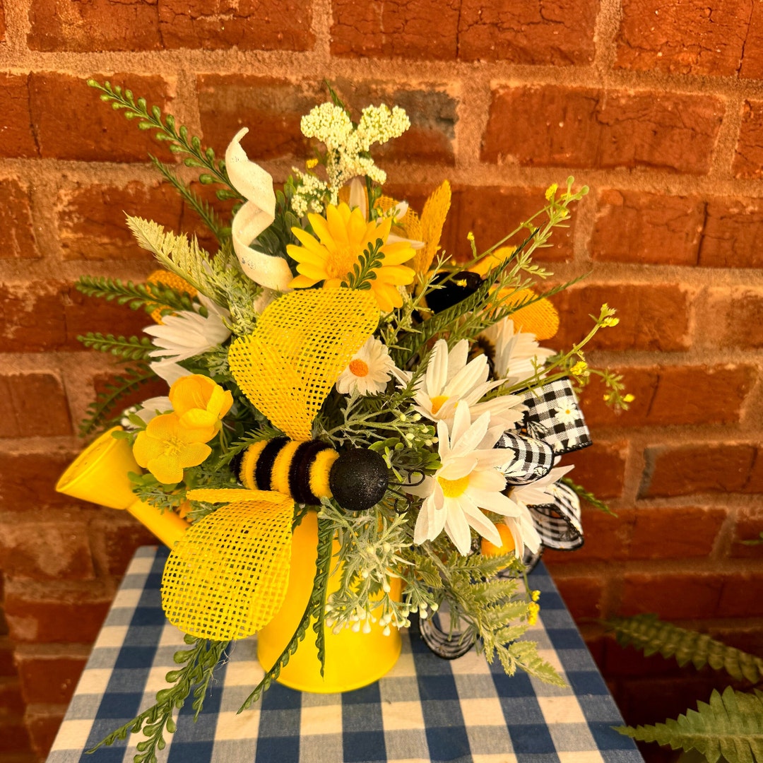 Bumble Bee Kitchen Table Centerpiece, Summer Bee Decorations, Birthday ...