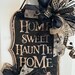 Halloween Haunted House Door Sign for Front Door Spooky Home - Etsy