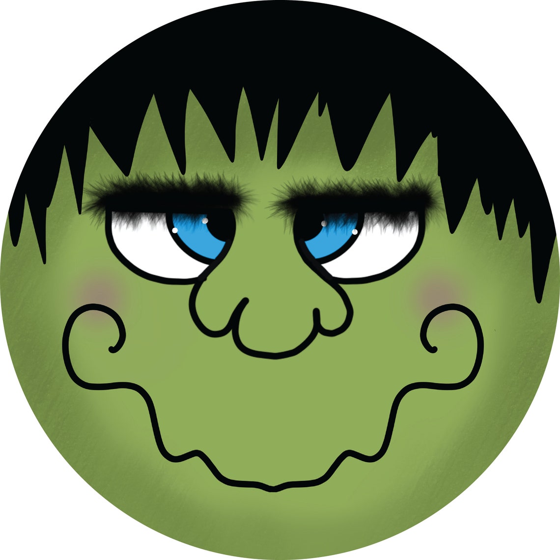 Monster Wreath Attachment Halloween Franky Door Wreath Sign - Etsy