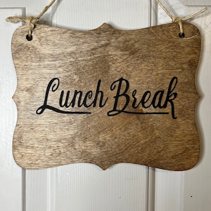 Do Not Disturb Office Sign, Lunch Break Sign, Office Door Sign, Gift ...