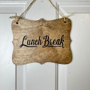 Do Not Disturb Office Sign, Lunch Break Sign, Office Door Sign, Gift ...