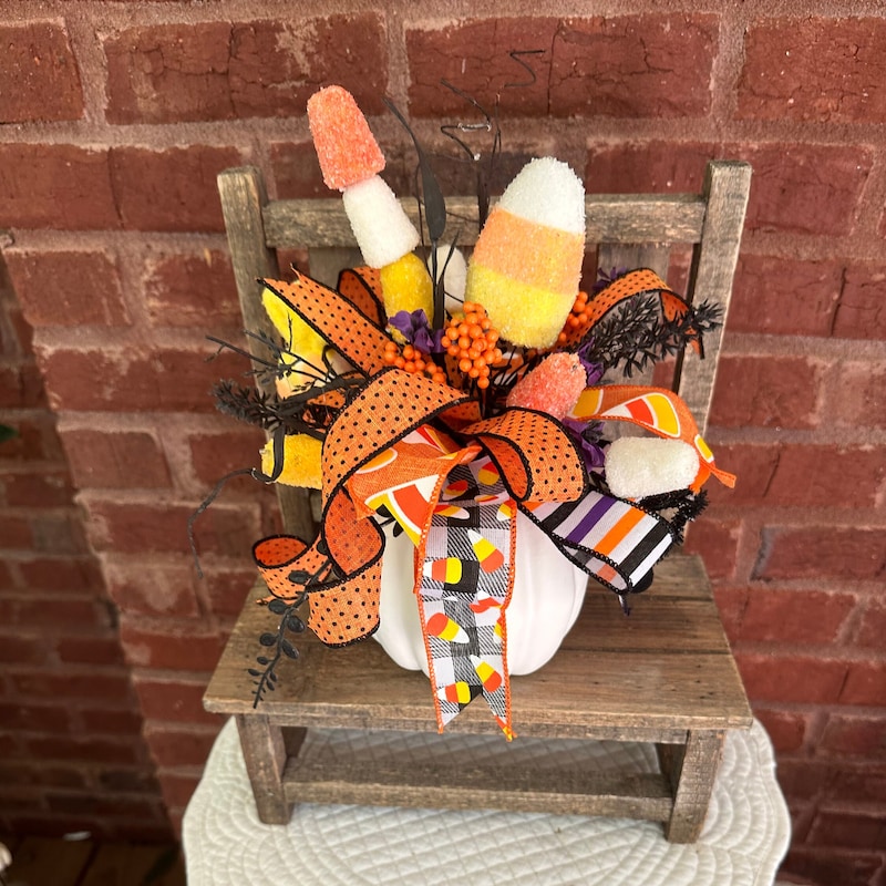 Pumpkin Candy Corn - Etsy