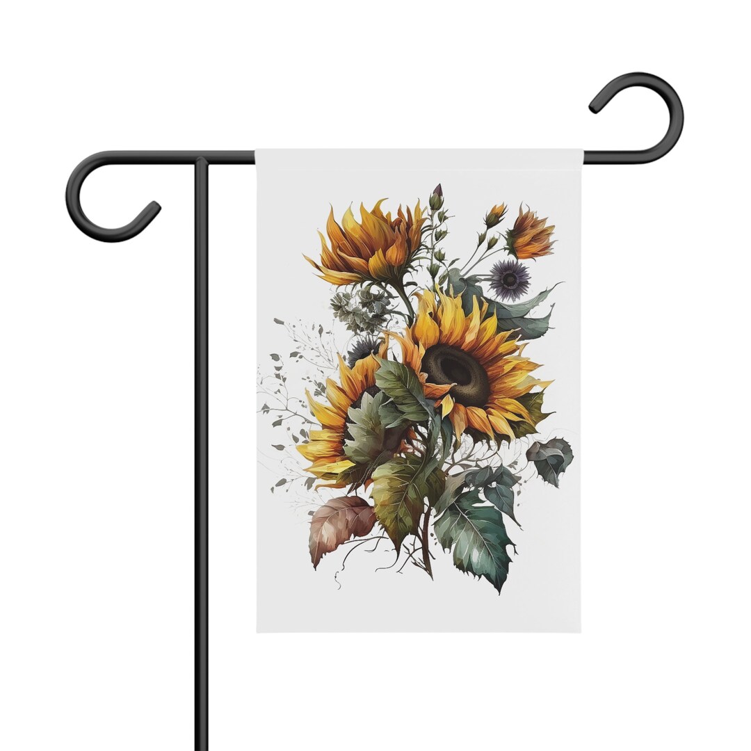 Sunflower Garden Banner, Fall Mailbox Sign, Mini Porch Sign, Kitchen ...