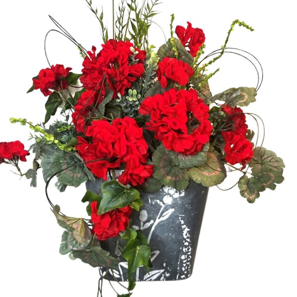 Geranium Wreath - Etsy