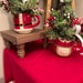 Santa Peppermint Christmas Centerpiece Christmas Coworker - Etsy