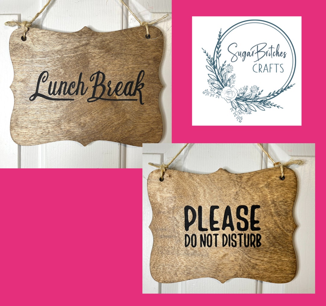 Do Not Disturb Office Sign, Lunch Break Sign, Office Door Sign, Gift ...