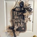 Halloween Haunted House Door Sign for Front Door Spooky Home - Etsy