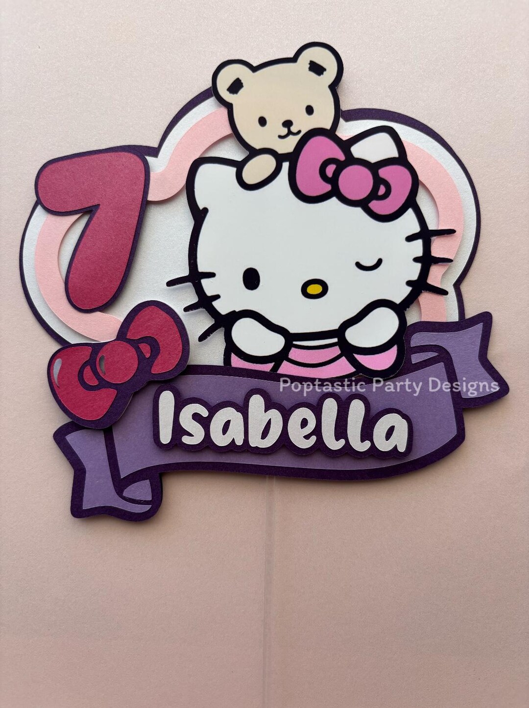 Hello Kitty Cake Topper | Sanrio Party | Hello Kitty Party | Hello ...