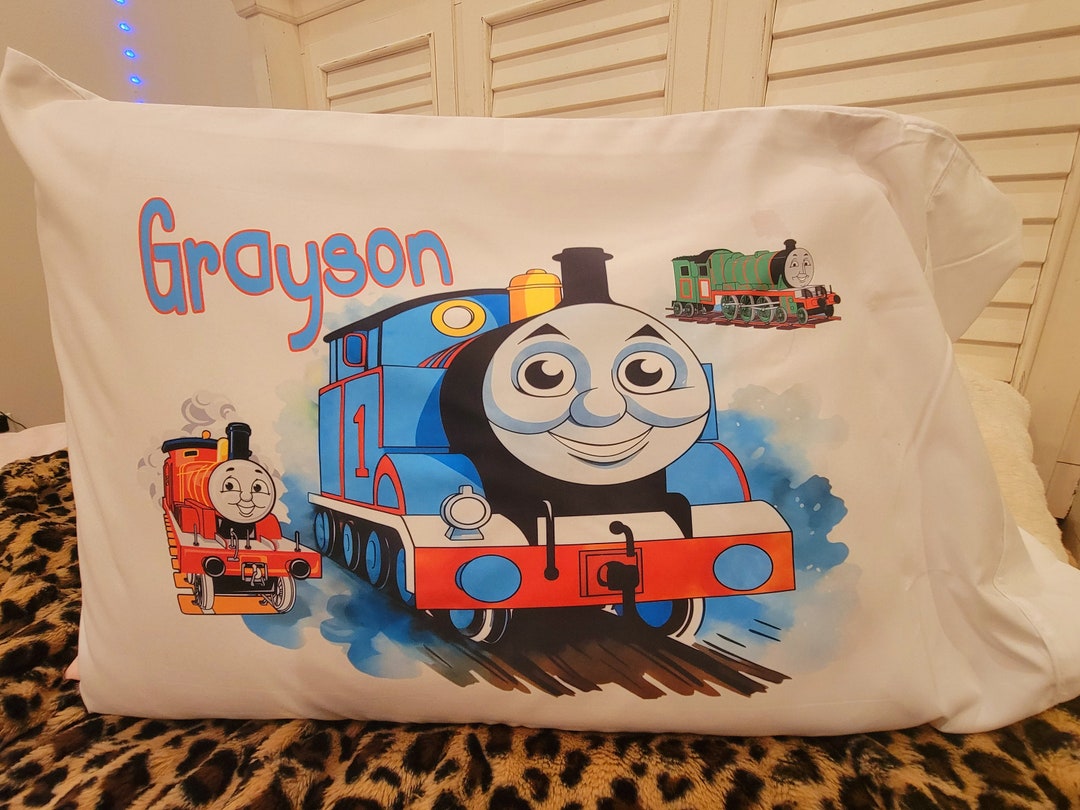 Personalized Pillowcase, Thomas Train Pillowcase, Personalized Thimas ...