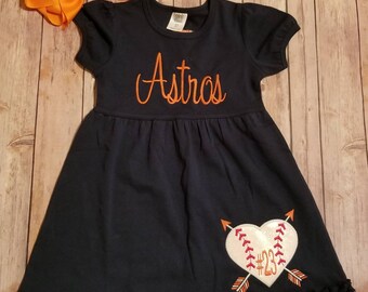 Custom Astros Dress - Etsy