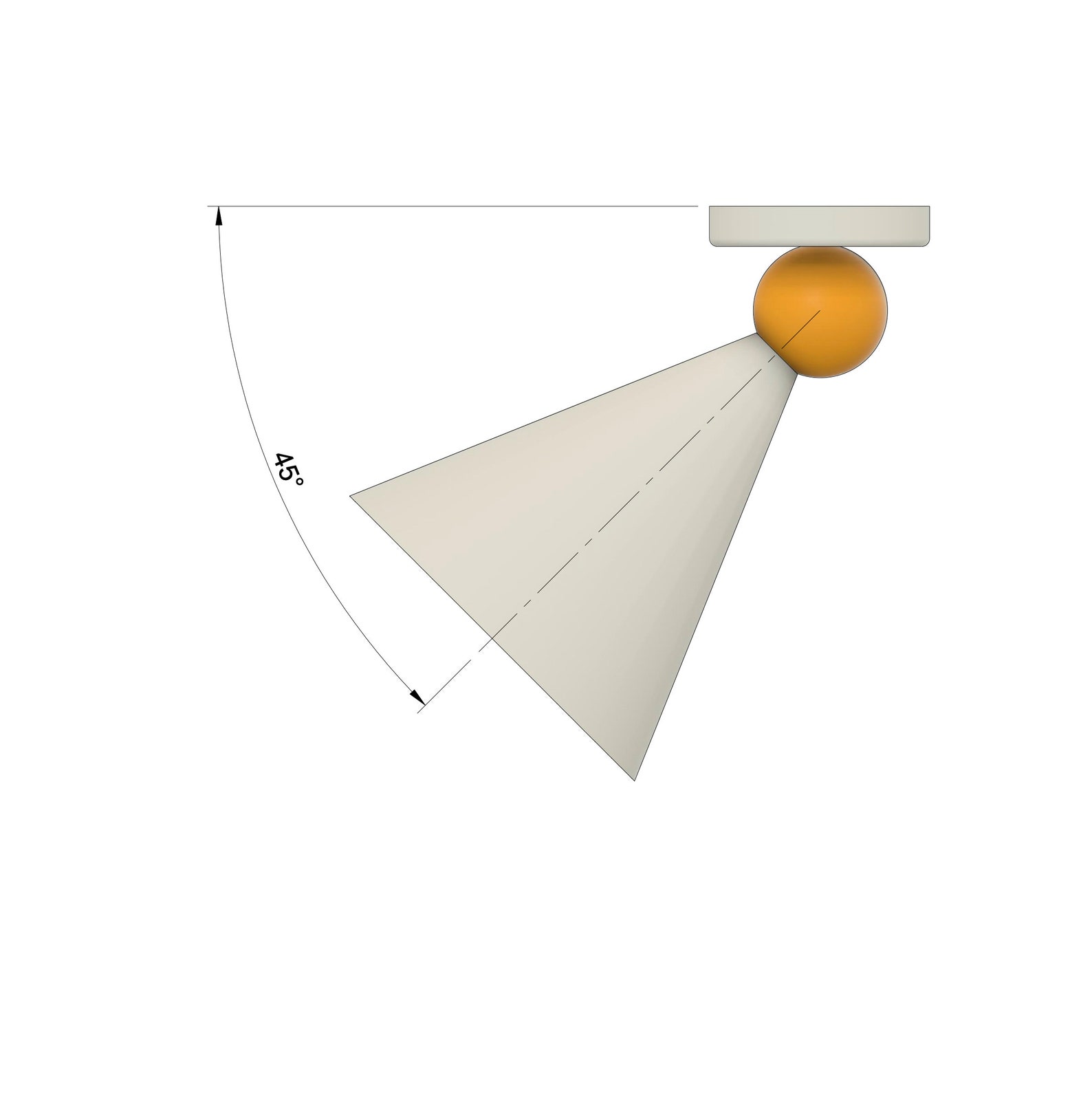 HMV Modern Cone-shaped Wall or Ceiling Lamp - Radical Design & Memphis ...