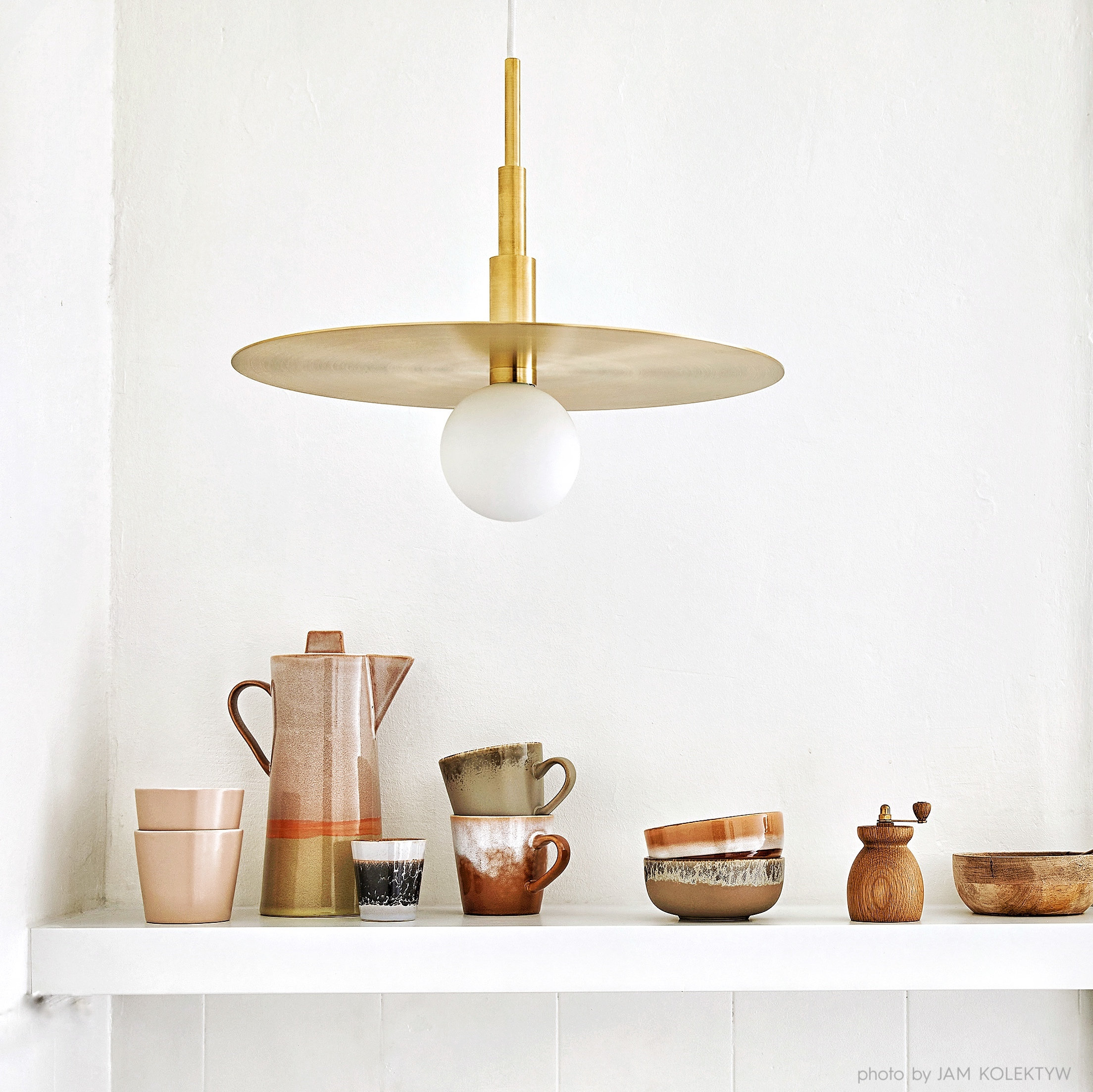 SPINODE Minimal Modern Design Pendant Lamp With Brass Flat - Etsy