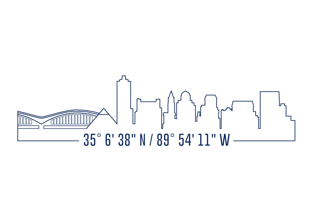 Custom Skyline With Coordinates, INSTANT DOWNLOAD! - Etsy