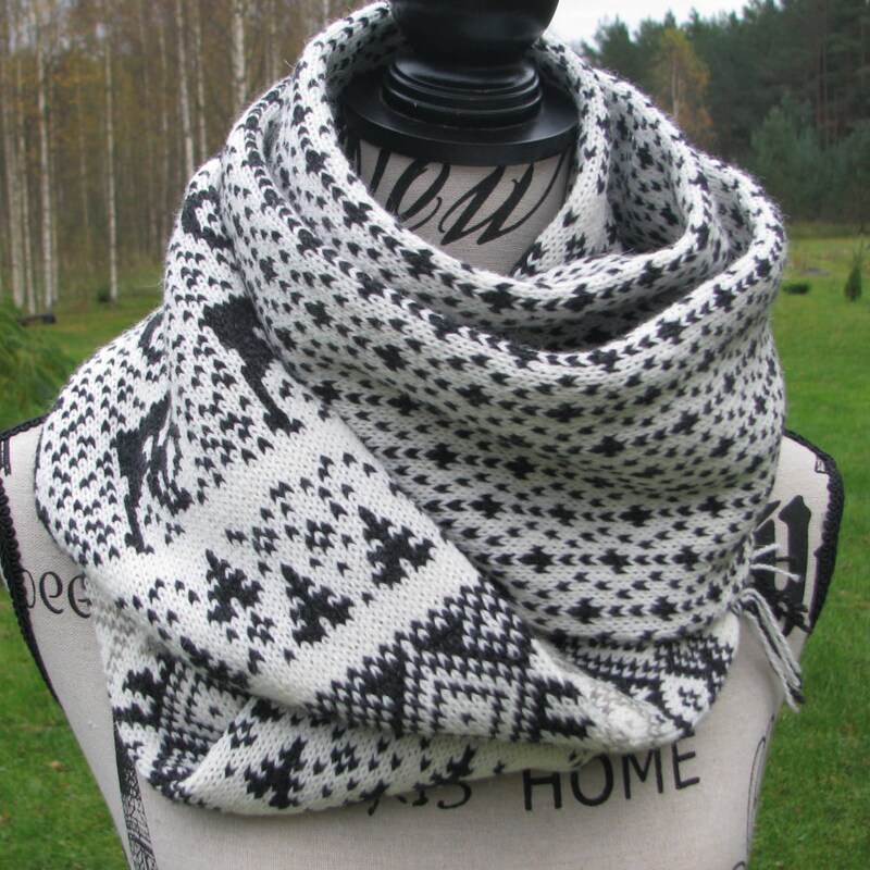Scandinavian Scarf - Etsy