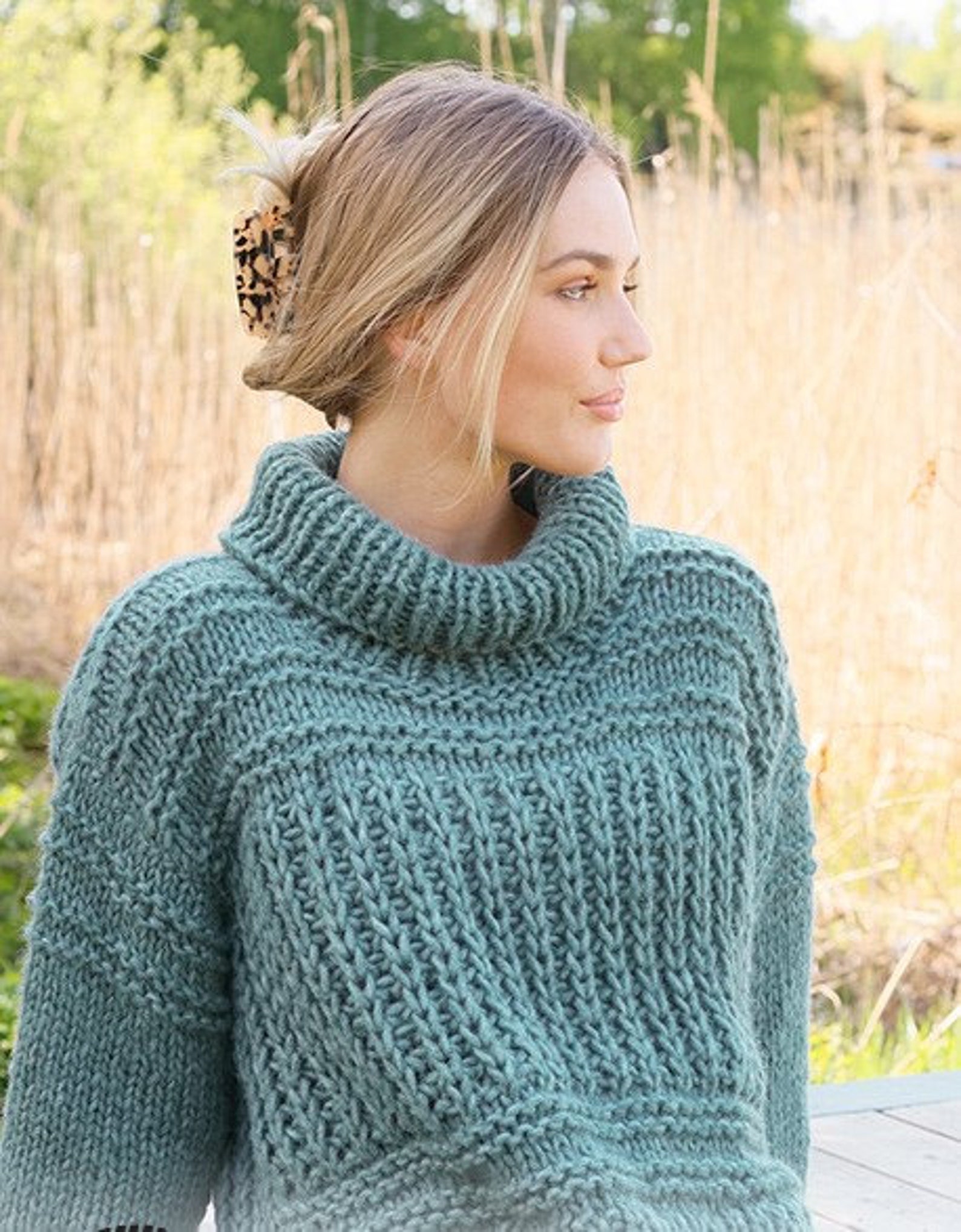 Hand Knitted Alpaca Wool Sweater, Oversized Boho Jumper - Etsy