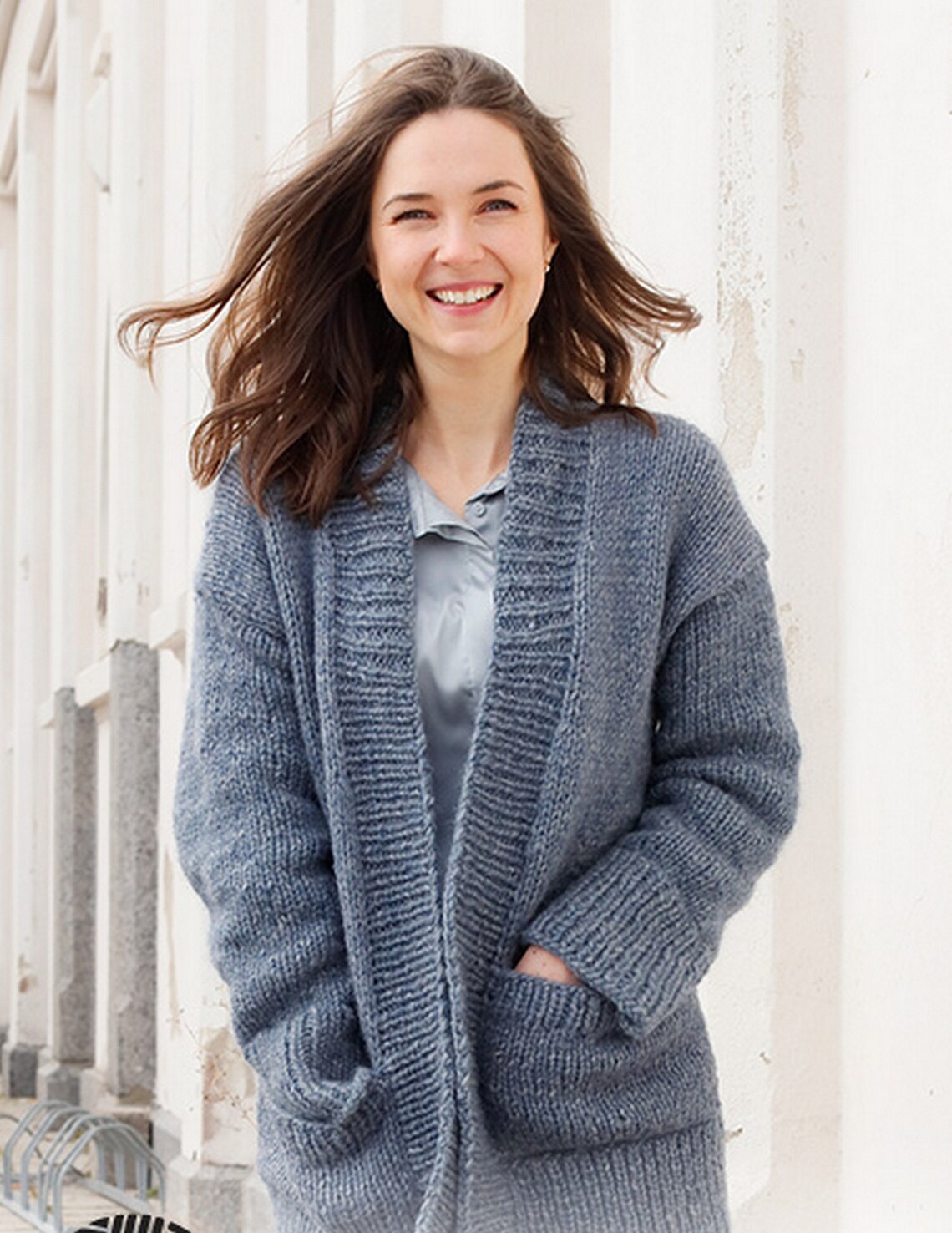 Chunky Knit Alpaca Blend Cardigan, Oversized Long Jacket - Etsy