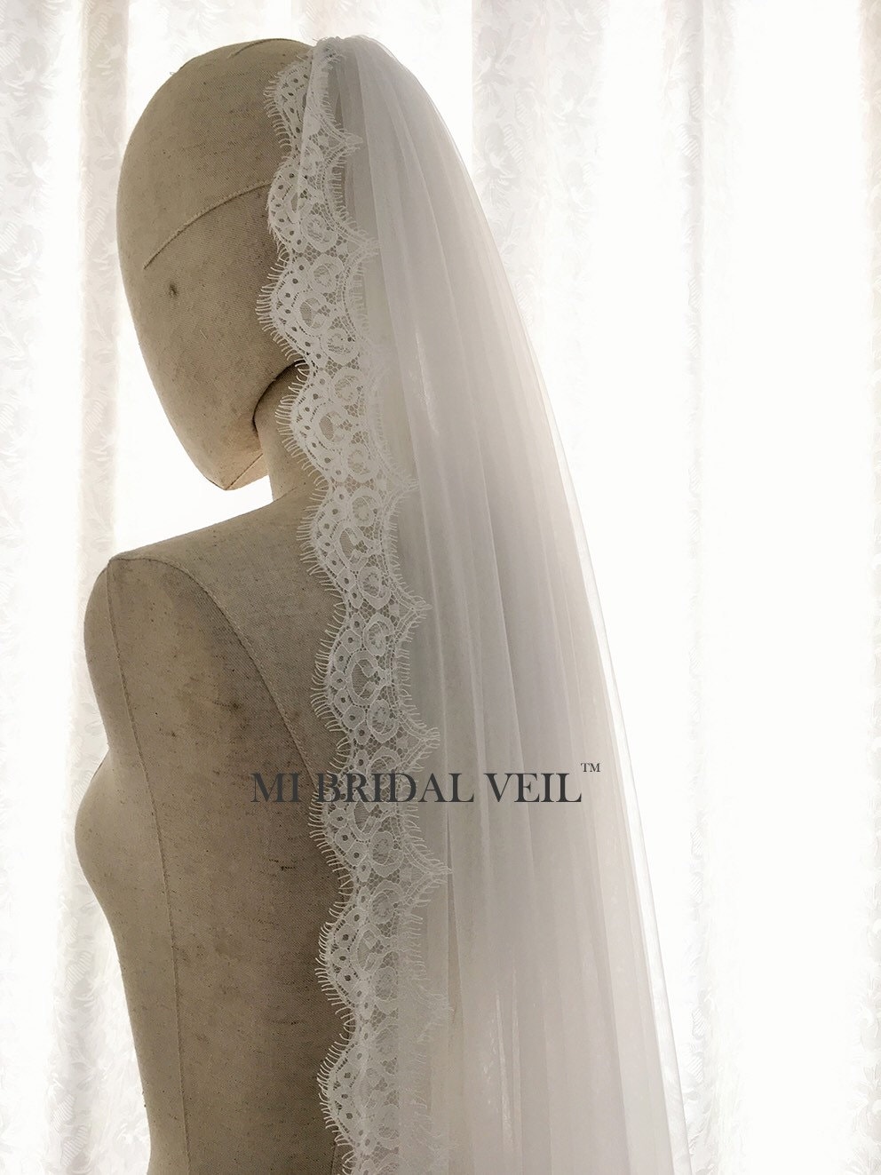 Cathedral Wedding Veil Cathedral Lace Veil Boho Bridal Veil - Etsy