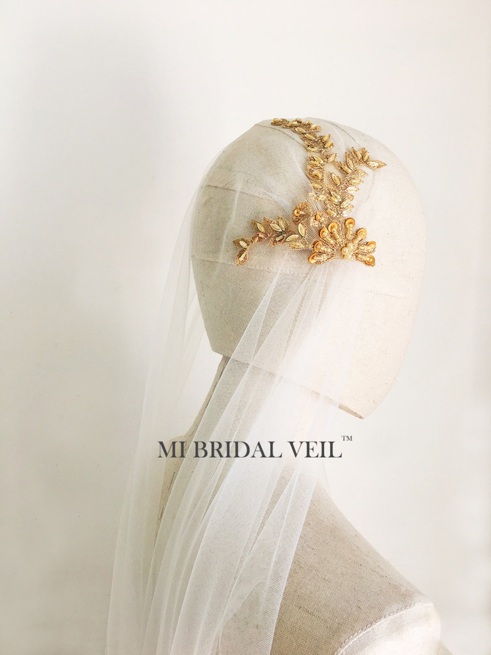 Juliet Cap Veil, Beaded Cap Wedding Veil, Vintage Style Veil, Beaded ...