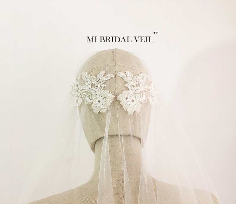 Juliet Cap Veil Beaded Cap Veil Great Gatsby Cap Veil | Etsy