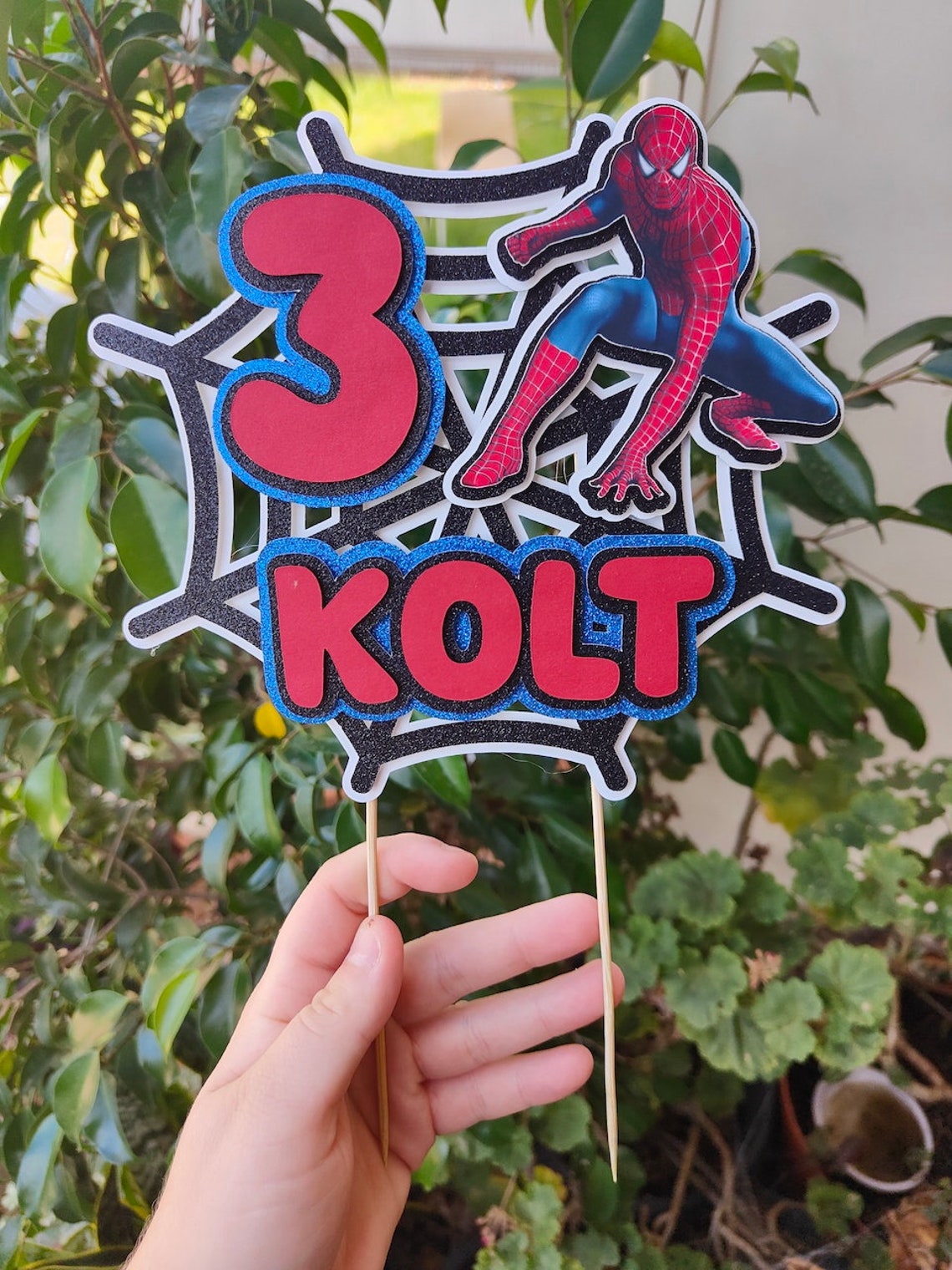 Spiderman Cake Topper - Toddler Kids Birthday Party - Custom Made - Etsy