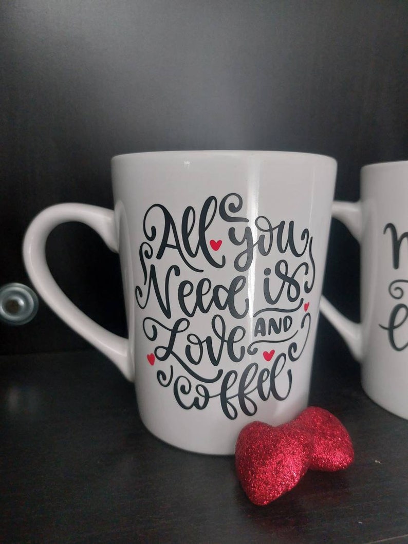 Coffee Mugs, Valentine's Day Coffee Mugs, Valentines, Coffee, Made With ...