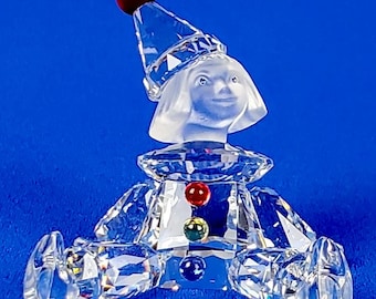 Crystal Clown Painting Made With Swarovski Crystal - Etsy