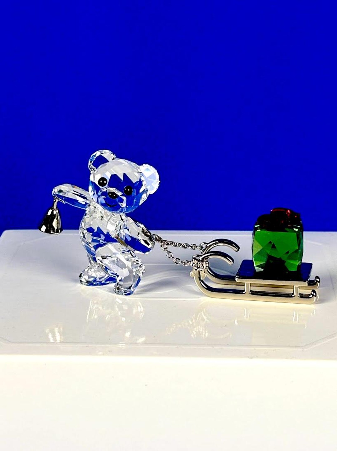 Swarovski Kris Bear With Sled and Christmas Present - Etsy