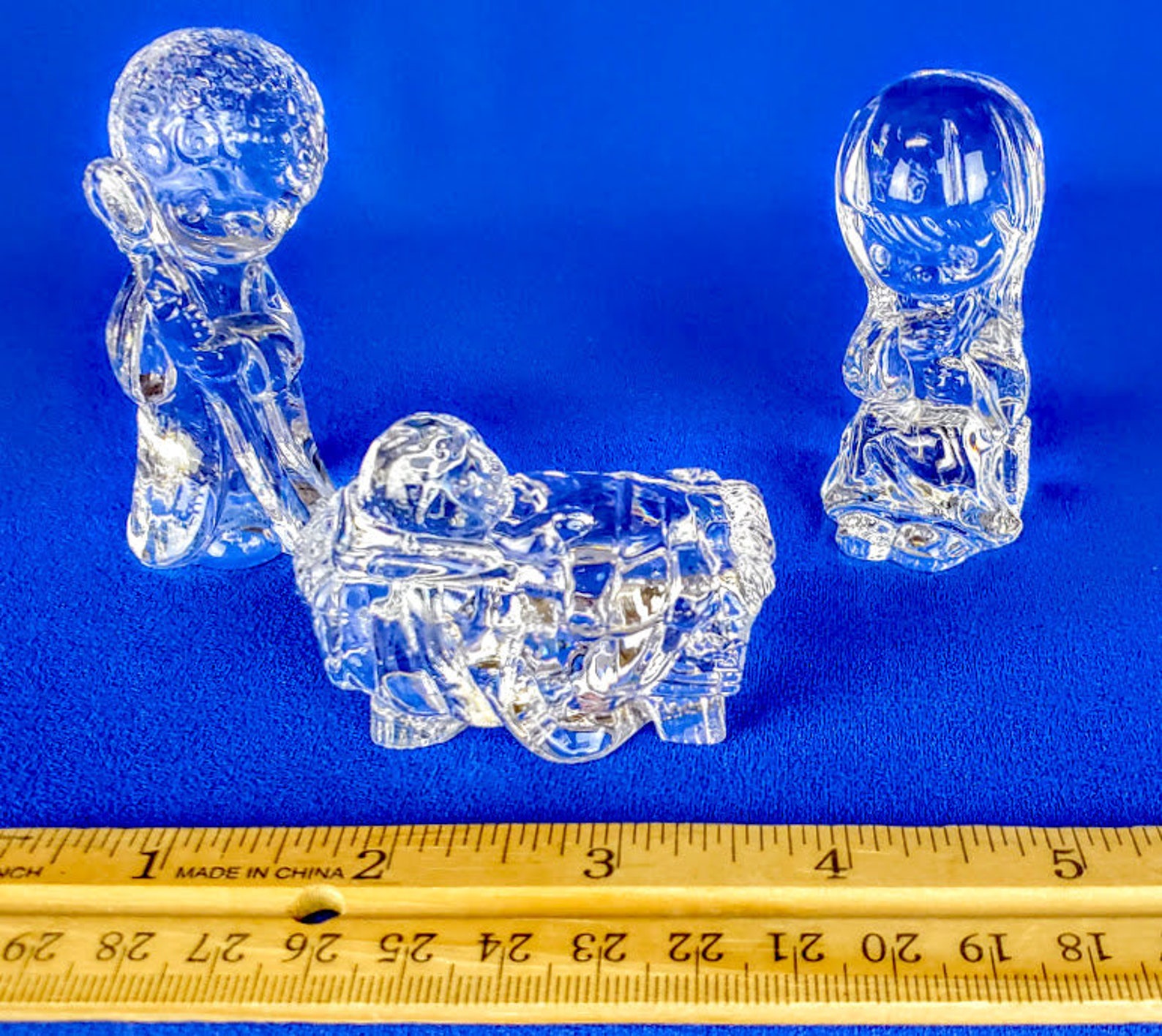 Precious Moments Crystal Nativity Set - Etsy