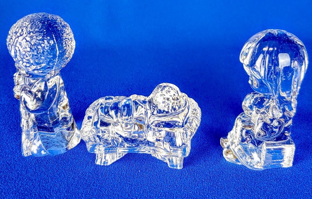 Precious Moments Crystal Nativity Set - Etsy