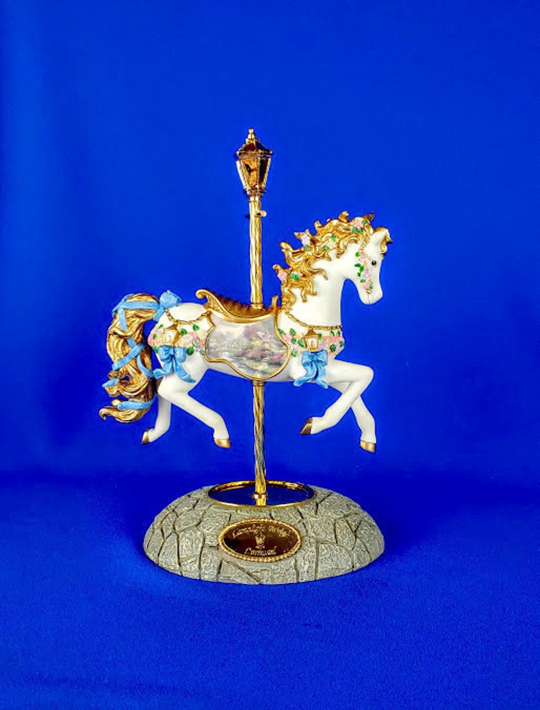 Thomas Kinkade Carousel Horse - Etsy