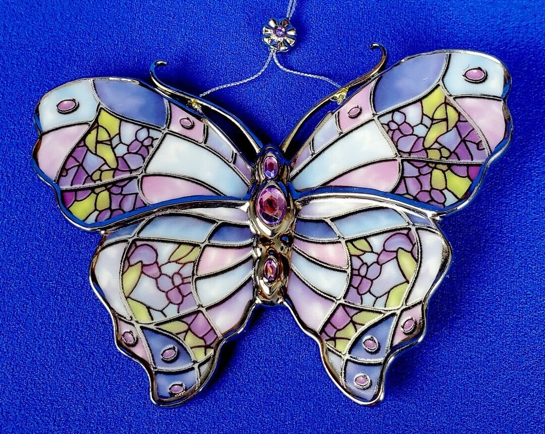 Danbury Mint Porcelain Butterfly Ornament - Etsy