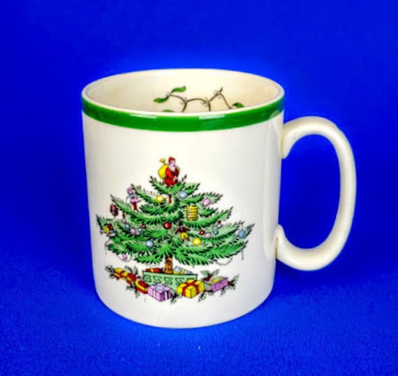 Spode Christmas Tree Cup and Saucer | Etsy