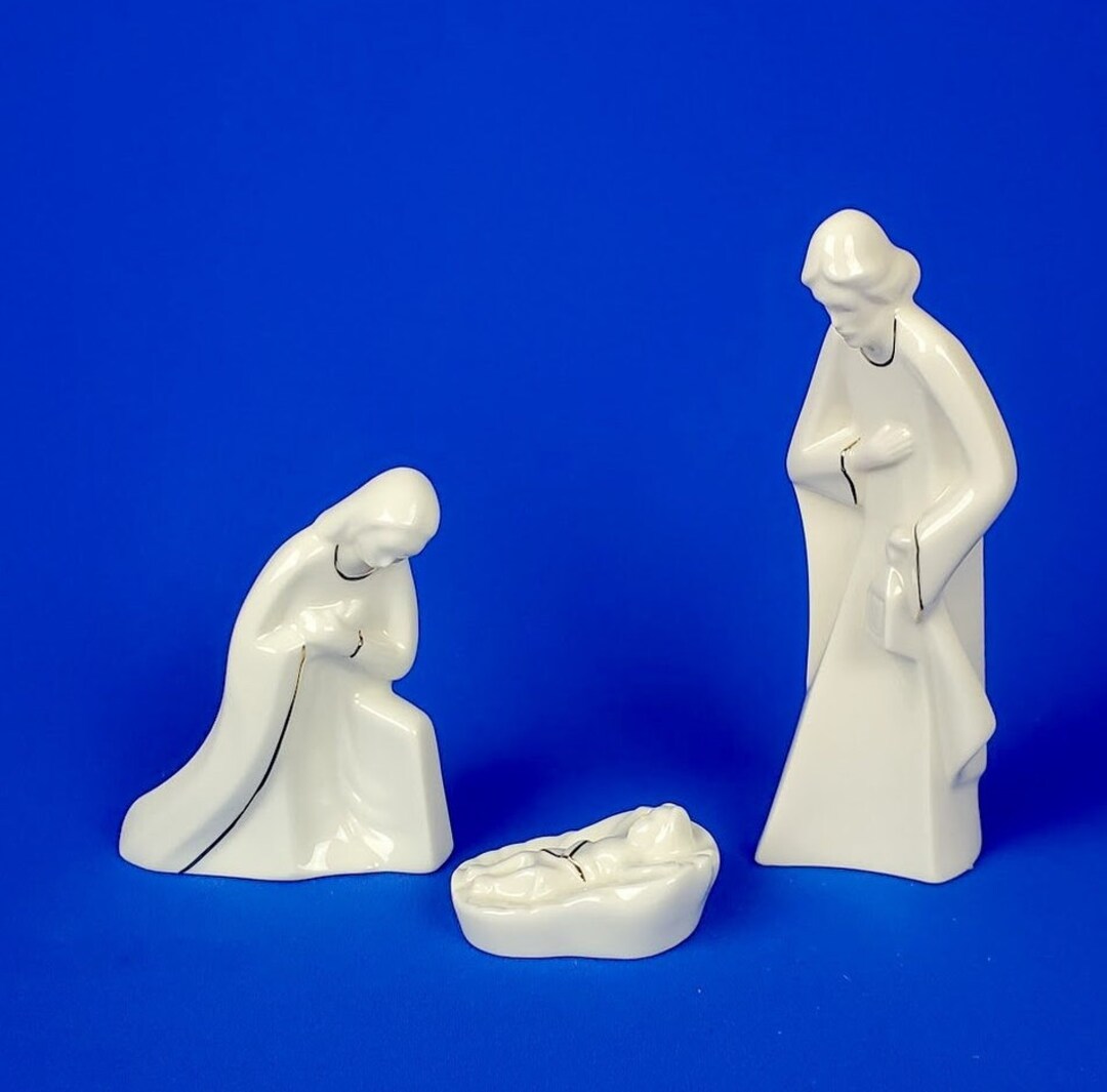 Mikasa Small Porcelain Nativity Set - Etsy