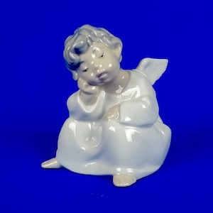 Lladro - Thinking Angel - Etsy