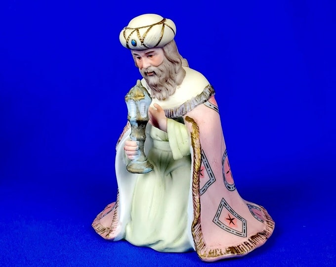 Lefton Nativity King "the Christopher Collection" - Etsy