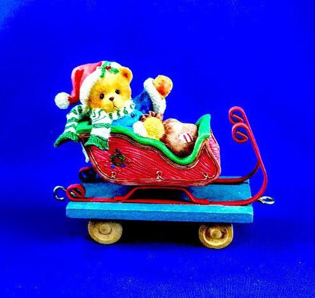 Cherished Teddies Christmas Train Car - Nick - Etsy