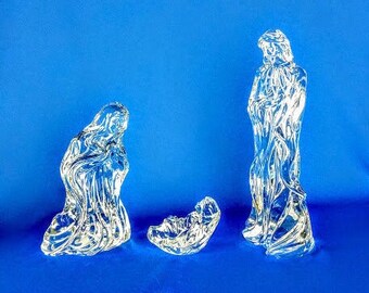 Princess House Crystal Nativity Set With Camel - Etsy