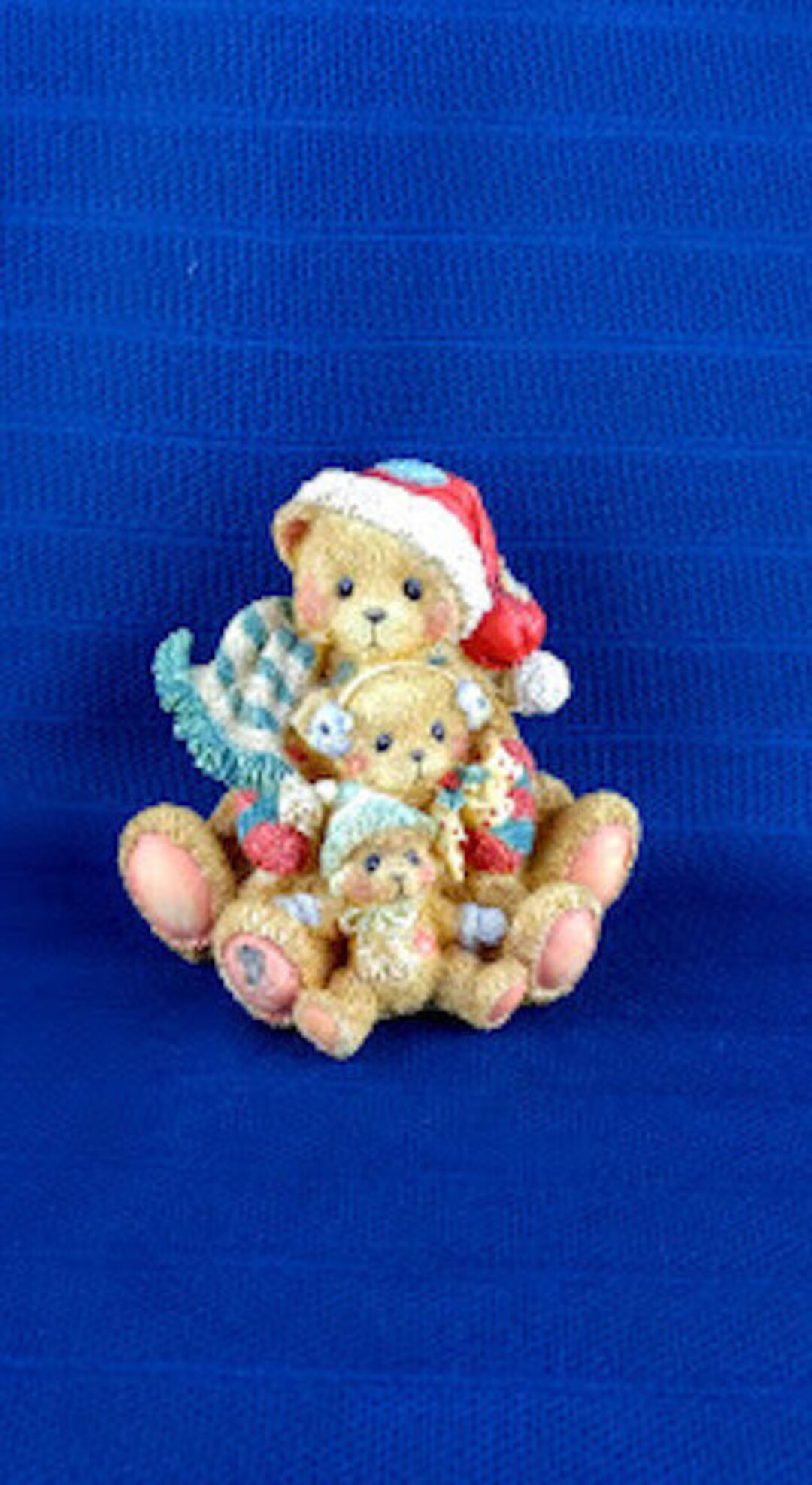 Theodore Samantha and Tyler- Christmas Cherished Teddies - Etsy
