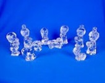 Princess House Crystal Nativity Set With Camel - Etsy