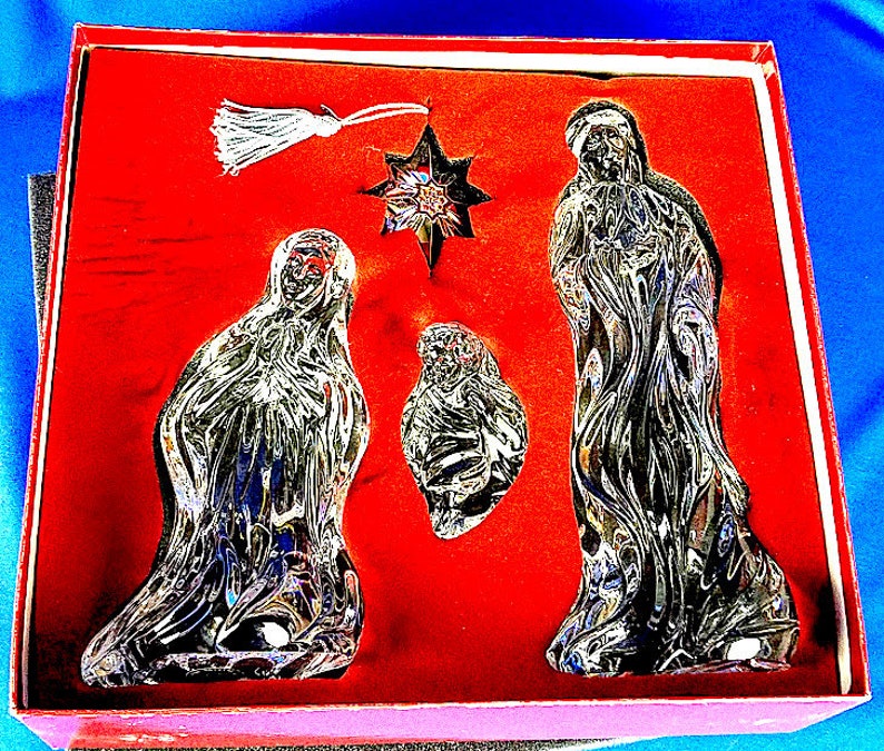 Lenox Crystal Millenium Nativity Set | Etsy