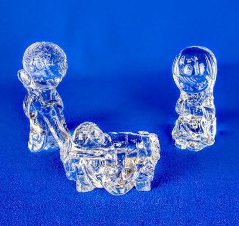 Precious Moments Crystal Nativity Set - Etsy
