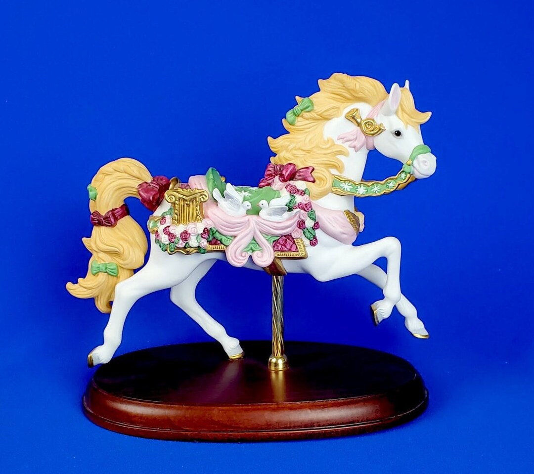 Lenox 1996 Christmas Carousel Horse - Etsy