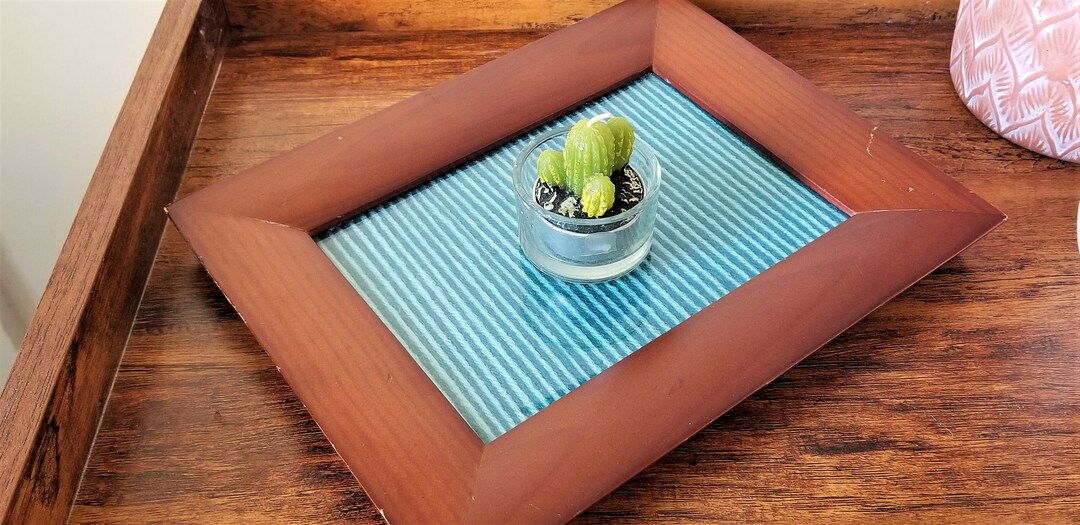 Handmade Upcycled Picture Frame Tray, Upcycled Wood Picture Frame Glass ...