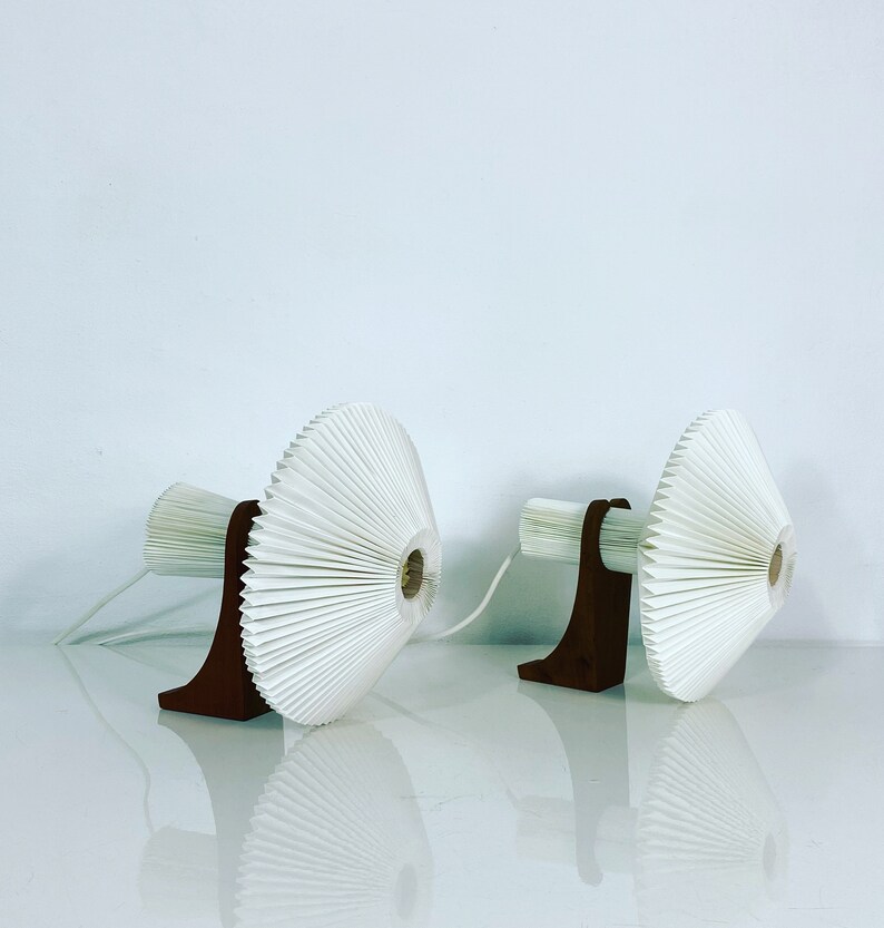 A Pair of Le Klint No. 204 in Teak by Vilhelm Wohlert 1950s - Etsy