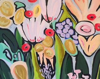 Large scale floral | Etsy