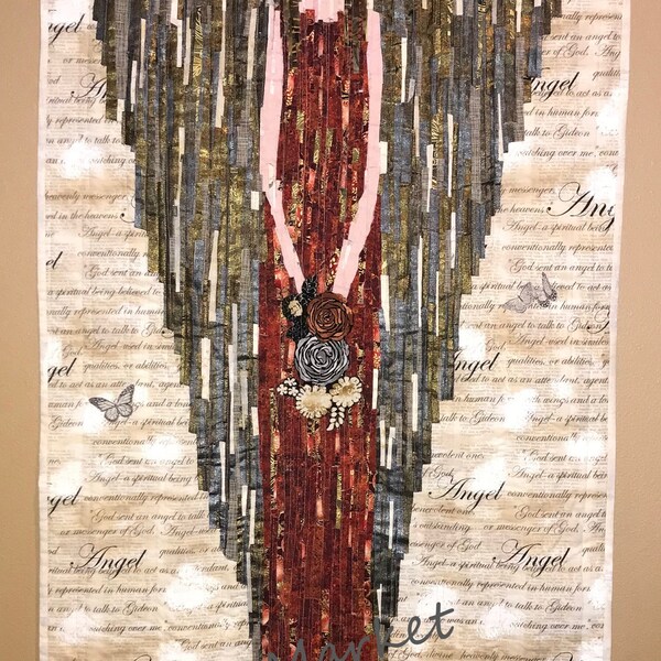 Fabric Art Collage - Etsy